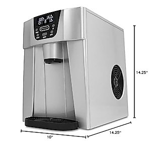 Whynter Silver IDC-221SC Countertop Direct Connection Ice Maker and Water Dispenser, One Size