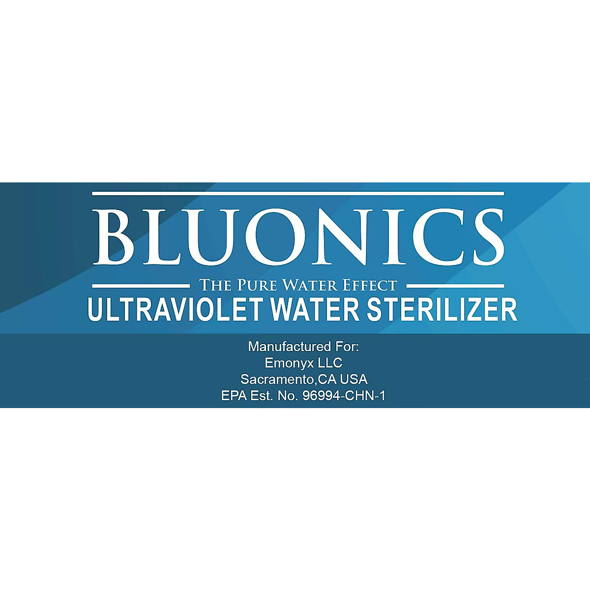 Bluonics 55W UV 220-240V EU Plug Ballast Ultraviolet Light Sterilizer/Water Purifier with Green & Red Indicator- 4 Prong