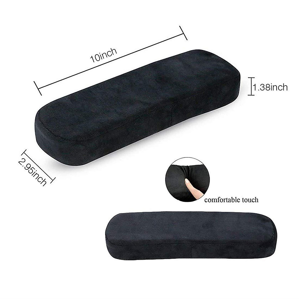 Ellylian 1Pcs Thick Chair Armrest Pads - Desk Chair Arm Pads - Office Chair Arm Pads Cushion - Arm Rest Pillow - Armrest Pads For Office Chair - Gaming Chair Arm Pads