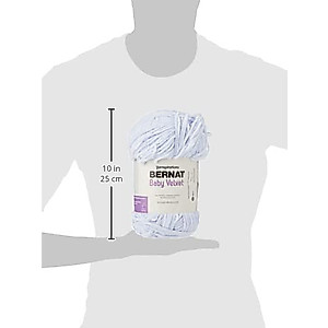 Bernat Baby Velvet Yarn, Sky Blue, 1 Count (Pack of 1)