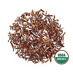 Golden Moon Rooibos Tea - Organic Herbal Tea - Caffeine-Free - Loose, Non-GMO - Travel Tin (30 Servings)