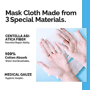 ZealSea Face Sheet Mask, 5 Pack Anti-Acne Face Mask, Face Mask Skin Care for Sensitive Soothing, Pore Cleansing, Moisturizing, Brightening, Firming, Beauty Mask for All Skin Type
