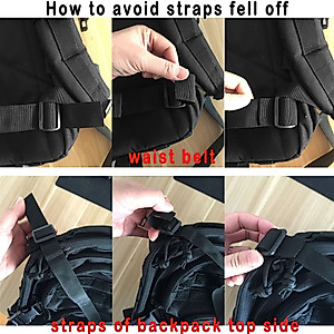 Military Tactical Assault Backpack Small 3 Day Assault Pack Army Molle Bug Bag Backpacks Rucksack Daypack for Outdoor Hiking Camping Hunting Army Green