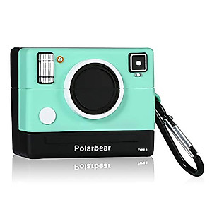 Coralogo Case for Airpods Pro 2019/Pro 2 Gen 2022 Cute, 3D Fashion Character Silicone Cartoon Airpod Skin Funny Fun Cool Keychain Design Kids Teens Girls Boys Cover Cases Air pods Pro (Green Camera)