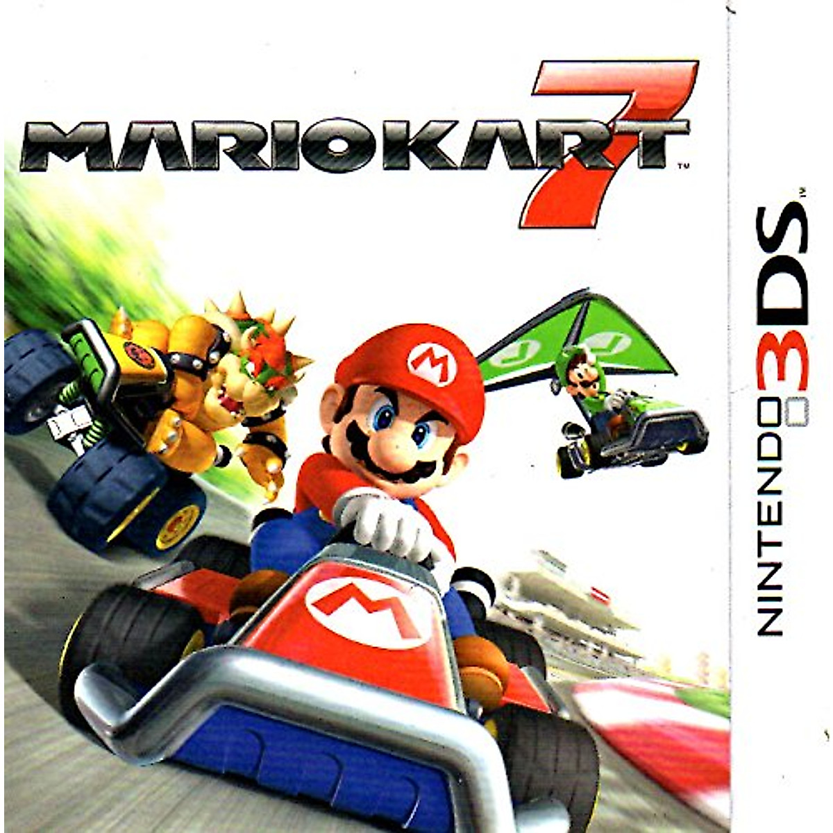 Mario Kart 7 3DS Instruction Booklet (Nintendo 3DS Manual ONLY - NO GAME) Pamphlet - NO GAME INCLUDED
