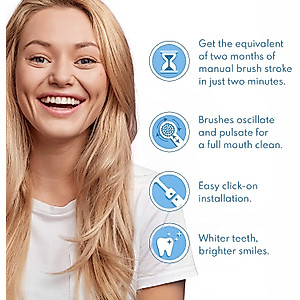 Toothbrush Replacement Heads Compatible with Oral B Braun, Pk of 8 Best Professional Brush Heads for Oralb Kids, Soft, Sensitive, Triumph, Pro 1000