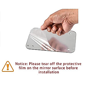 LOPERDEVE 7" Bird Mirror with Rope Perch Bird Toys Swing, Comfy Perch for Greys Amazons Parakeet Cockatiel Conure Lovebirds Finch Canaries