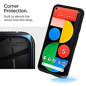 Spigen Rugged Armor Designed for Pixel 5 Case (2020) - Matte Black