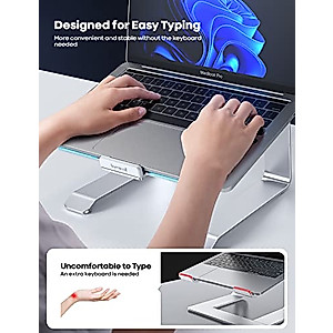 Lamicall Ergonomic Aluminum Laptop Stand for Desk | 10-15.6''