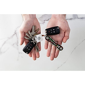 KeySmart Pro - Key Holder w Tile Smart Technology Bluetooth Tracker - w Bottle Opener (up to 14 Keys, Star Trek The Original Series)