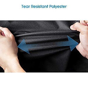 Unicook Heavy Duty Waterproof Grill Cover, Compatible with Oklahoma Joe's Longhorn Combo Smoker, Outdoor Charcoal/Smoker/Gas Combo Grill Cover, Offset Smoker Cover, Fade and UV Resistant, Black