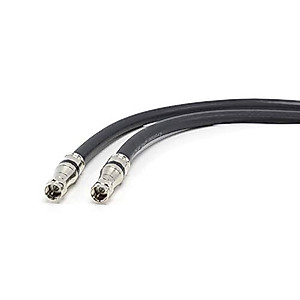 THE CIMPLE CO 3 Feet - RG-11 Coaxial Cable F Type Cable High Definition with RG11 Coax Compression Connectors - (Black)