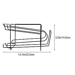 Hemoton Beverage Can Dispenser Rack Automatic Rolling Soda Can Storage Organizer Metal Wire Basket Refrigerator Beer Can Rack for Pantry Shelves Drawer Freezer Black