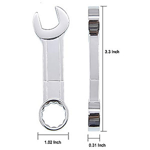 Wrench Thumb Drive 64GB USB 2.0 Flash Drive, Kepmem Cool 64 GB Memory Stick Creative Jump Drive, Metal Pen Drive Silver Zip Drive Novelty Gift for Friend