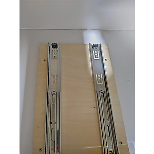 2 Tier Pull Out Organizer Shelf Sliding Drawer Storage for Kitchen Bathroom Storage Cabinet Under Sink Slide Out Shelf Organizing Storage Pull-Out Cabinet Organizer Roll Out Drawer (12'' Width)