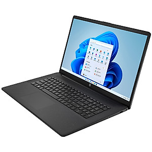 HP 2023 17 17.3" HD+ Laptop Computer, 12th Gen Intel 10-Core i7-1255U up to 4.7GHz, 64GB DDR4 RAM, 4TB PCIe SSD, 802.11AC WiFi, Bluetooth 5.0, Jet Black, Windows 11 Home, BROAG