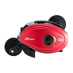 Abu Garcia Revo Toro Rocket LP Reell, Size 60LP Fishing Reel, Right Handle Position, Red