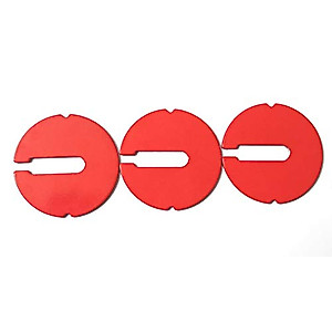 Table Inserts (Pack of 3) for 14" Band saws or Scroll saws,Diameter: 2.5 in, Thickness: 0.1 in.(Please make sure this is your size)