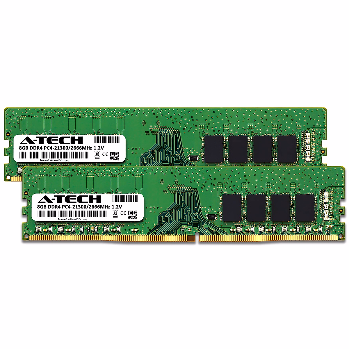 A-Tech 16GB Kit (2x8GB) RAM for Dell OptiPlex XE3, 7070, 7060, 5070, 5060, 3070, 3060 (Tower/SFF) | DDR4 2666 MHz DIMM PC4-21300 UDIMM Memory Upgrade