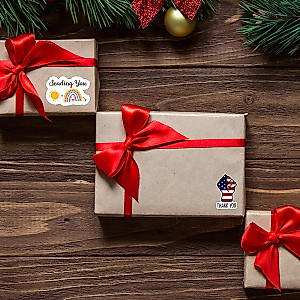 Littlefa 1.5” Thank You with America Flag Design Stickers,Thank You Stickers,Bakeries Stickers,Handmade Stickers,Small Business Stickers, Envelopes Stickers, Gift Bags Packaging 500 PCS