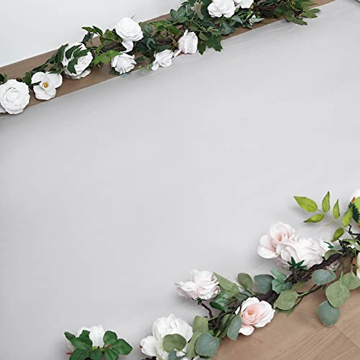 Efavormart 40" x 100ft PVC Aisle Runner-White, Carpet for Party, Birthday, Banquet, Restaurant Decoration