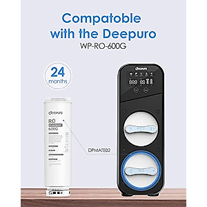 Deepuro RO Replacement Filter Cartridge for RO System WP-A6/WP-B6, (WP6G-RO)
