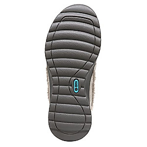 BZees Women's Glide Slip-On Ankle Boot Sneaker, Eggnog Flannel, 9.5