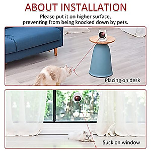 Saolife Automatic Cat Laser Toys, Interactive Laser Cat Toys for Indoor Cats/Kitty/Dogs, Cat Laser Toy Automatic