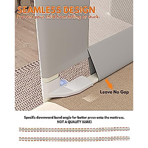 Athradies Bed Rails for Toddlers, 3 PCS Extra Long Toddler Bed Rails for Kids, Height Adjustable Baby Bed Rail Guard, Bed Rails for Full Size Bed