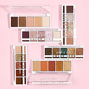 wet n wild Color Icon Eyeshadow Makeup 5 Pan Palette, Matte, Shimmer, Metallic, Long Wearing, Rich Buttery Pigment, Cruelty Free - Sundaze