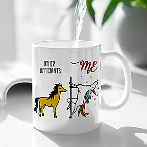 SUUURA-OO Other Officiants & Me Funny Unicorn Theme Mug, Bridal Party for Wedding Officiant, Present to That Special Person Performing the Marriage Ceremony Mug for Couple Wedding Officiant-19