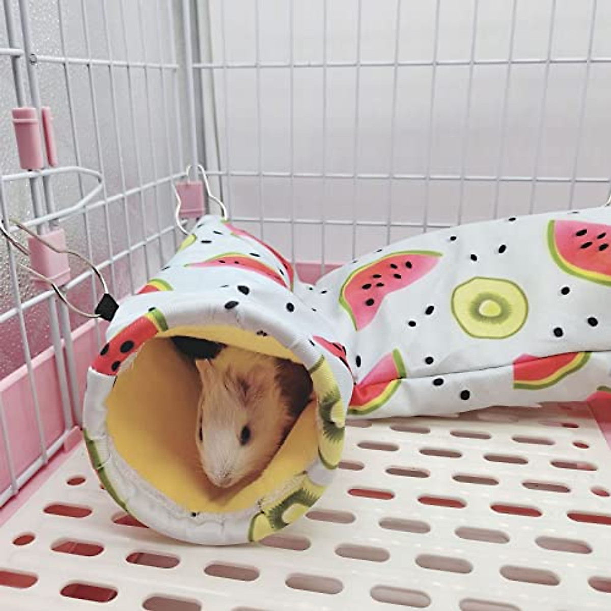 Tunnel Toy Small Pet Right Angle Tunnel Toy Hamster Guinea Pig Ferret Guinea Pig Passage Funny Hamster Corner Hideaway Tunnel for Hamster Guinea Pig Sugar Glider Guinea Pigs Tunnel Tube