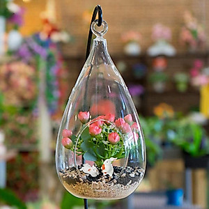 Rabbit Ornaments, Cute Animal Figurine, DIY Hare Miniature, Resin Craft, Fairy Garden Bunny Bonsai Easter Decoration, Animals Model(7)