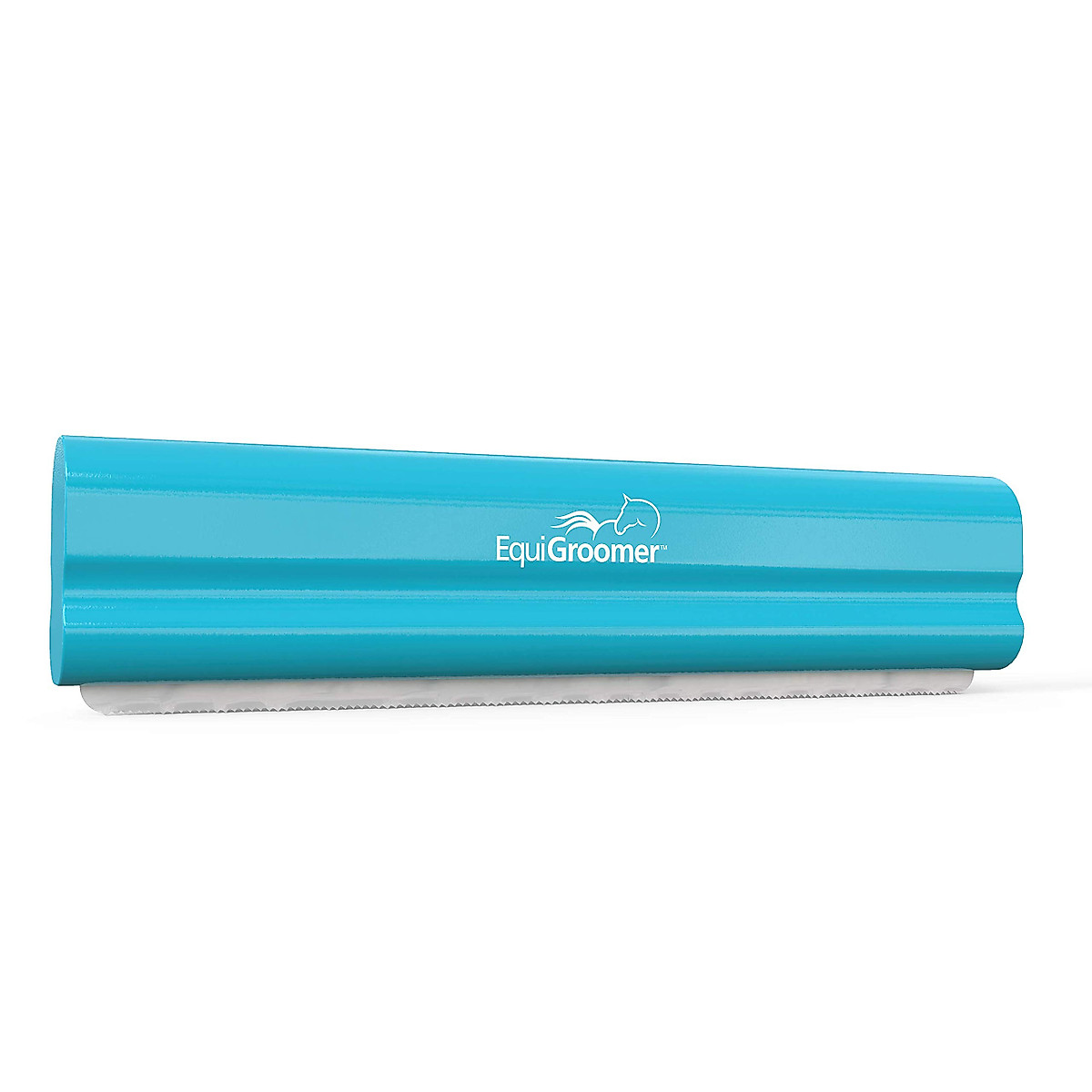 EquiGroomer Deshedding Brush, 8-Inch for Horses and Large Pets, Turquoise, Removes Loose Dirt, Hair, and Fur, Professional Undercoat Grooming Tool