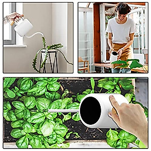 Kampasy Watering Can - 35oz White Watering Can Indoor Plant - Houseplant Watering Can - Indoor Watering Can with Long Spout-Cute Watering Can-Small Watering Can for Indoor Plants-Water Can for Plants