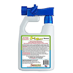 I Must Garden Salt & Brine Remover: Safely Removes Salt and Brine from Vehicles and Marine Equipment – 32oz Concentrate w/Hose End Sprayer