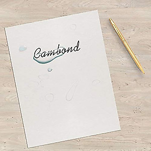 Cambond Ballpoint Pens, Gold Pen Stainless Steel Nice Pens for Guest Book Uniform Gift - Black Ink (1.0mm Medium Point), 3 Pens with 3 Extra Refills (Gold) - CP0103