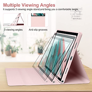 Backlit Keyboard Case for Galaxy Tab A8 10.5 Inch 2022, Detachable Wireless Keyboard, Protective Cover Case Compatible with Samsung Galaxy Tab A8 10.5" SM-X200 X205 X207 Tablet, Pink