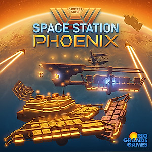 Rio Grande Games Space Station Phoenix - RIO Grande Games - Strategy Board Game, Ages 14+, 2-4 Players, 90-120 Min