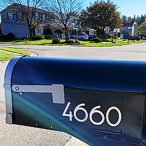 HopeWan Self Adhesive Mailbox Numbers, 2.8 Inch Door Address Sign Number Stickers for Aprtment Office Room Home Decor Project.