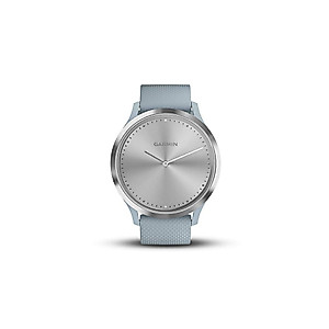 Garmin vívomove HR, Hybrid Smartwatch for Men and Women, Silver/Sea Foam (Renewed)