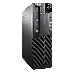 Lenovo ThinkCentre M82 SFF High Performance Business Desktop Computer, Intel Core i5-3470 up to 3.6GHz, 16GB DDR3, 128GB SSD, DVD, Windows 10 Professional (Renewed)