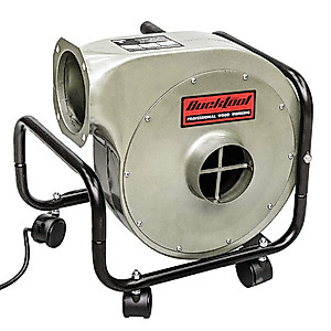 BUCKTOOL 1HP 6.5AMP Wall-mount Dust Collector with Remote Control and 2-micron Dust Filter Bag 550CFM Air Flow DC30A-1