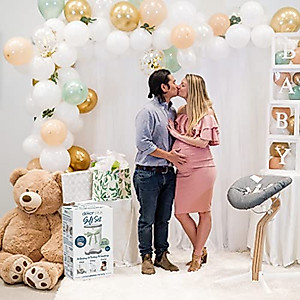 Dékor Plus Diaper Pail Gift Set – White | Comes with Over a Year's Supply Worth of Dékor Refills!