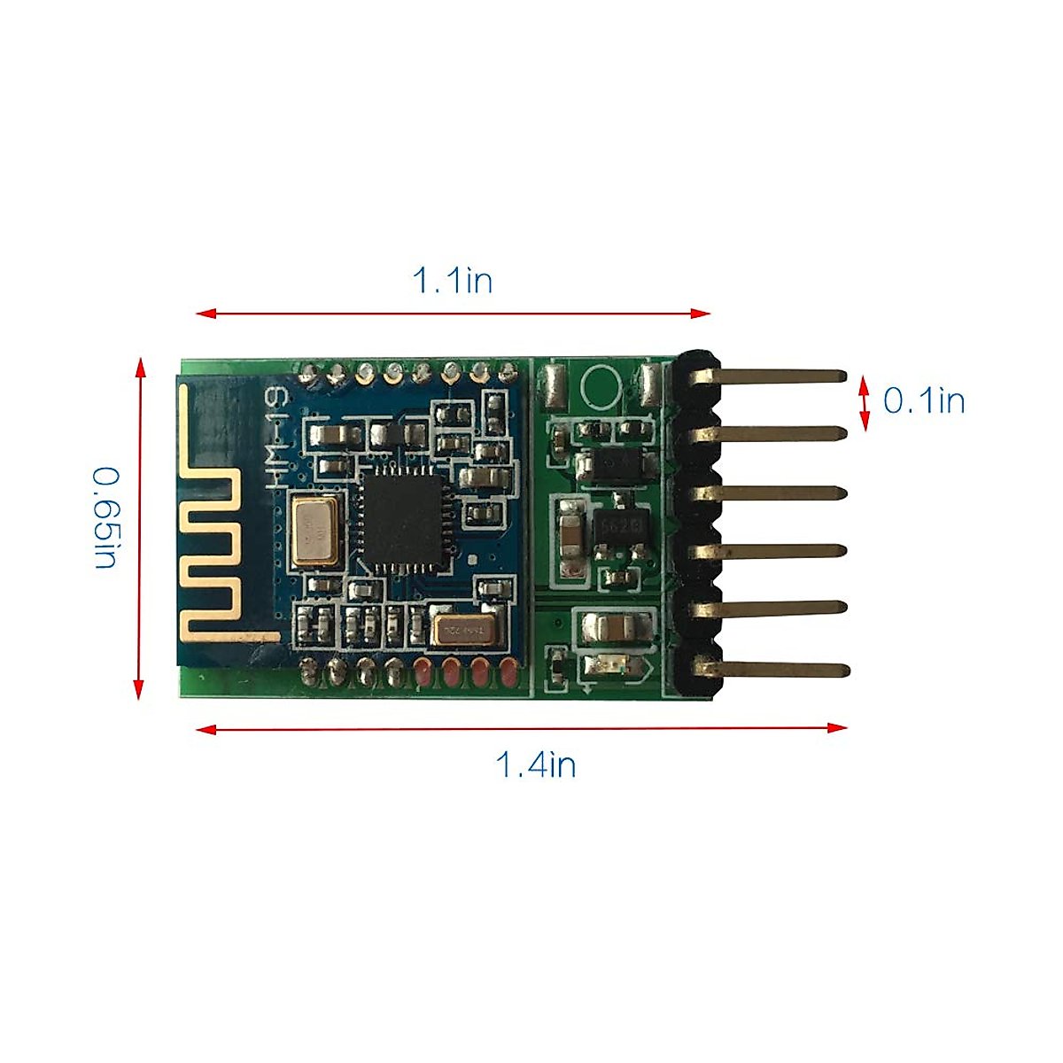 DSD TECH HM-19 Bluetooth 5.0 BLE Module with CC2640R2F Compatible for DIY
