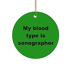 Sonographer Blood Type, Ornament, Ultrasonic, Healthcare, Imaging
