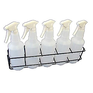 TCD Parts Spray Bottle Storage Rack - Mountable - Holds 5 Bottles - Heavy Duty