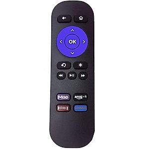 New Replacement Lost Remote for Roku Models Roku 1 (Lt, Hd) Roku 2 (Xd, Xs) Roku 3. Does not Work with Roku Stick or Roku TV