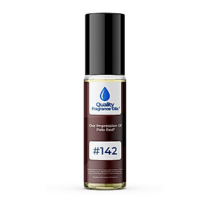Quality Fragrance Oils' Impression #142, Generic fragrance compatible with Polo Red for Men (10ml Roll On)