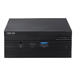 ASUS MiniPC System PN41 Fanless with Intel 11th gen Dual Core Celeron N4500, DDR4 4GB, M.2 PCIE 128GB SSD, WiFi AC, Bluetooth, Windows 10 Pro
